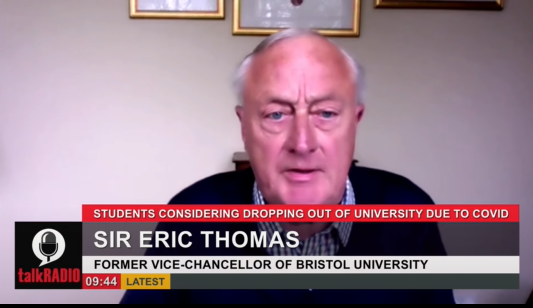 Sir Eric Thomas on talkRADIO